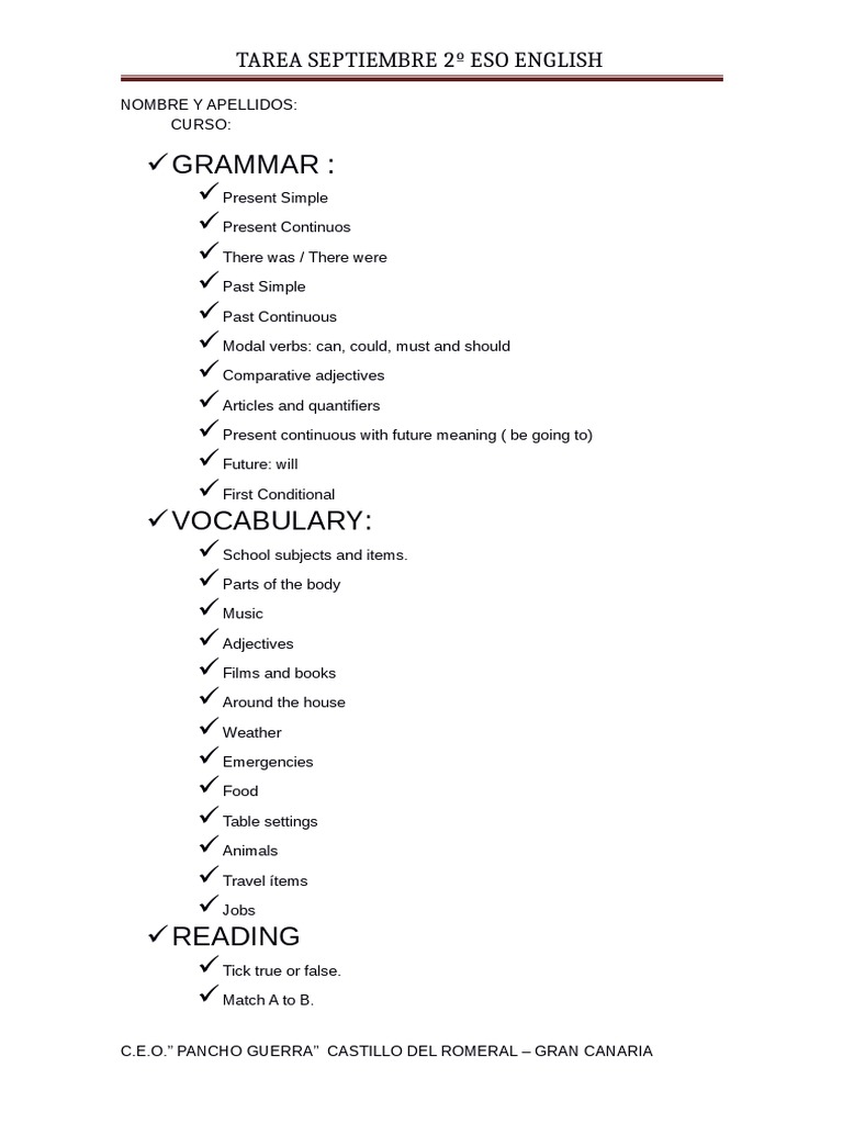 2o ESO Ingles | PDF | Hippopotamus | Walt Disney