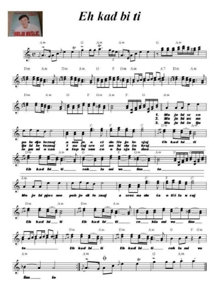 Eh Kad Bi Ti - Halid Beslic | PDF