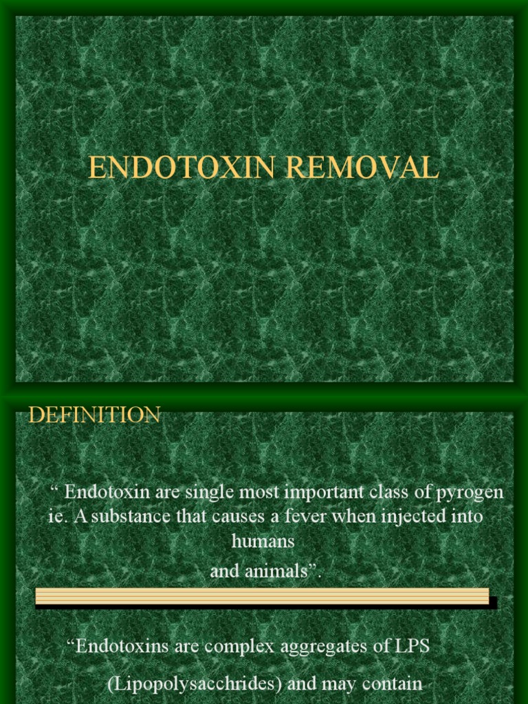Controlling Pyrogens: A Guide to Endotoxin Removal Methods | PDF ...
