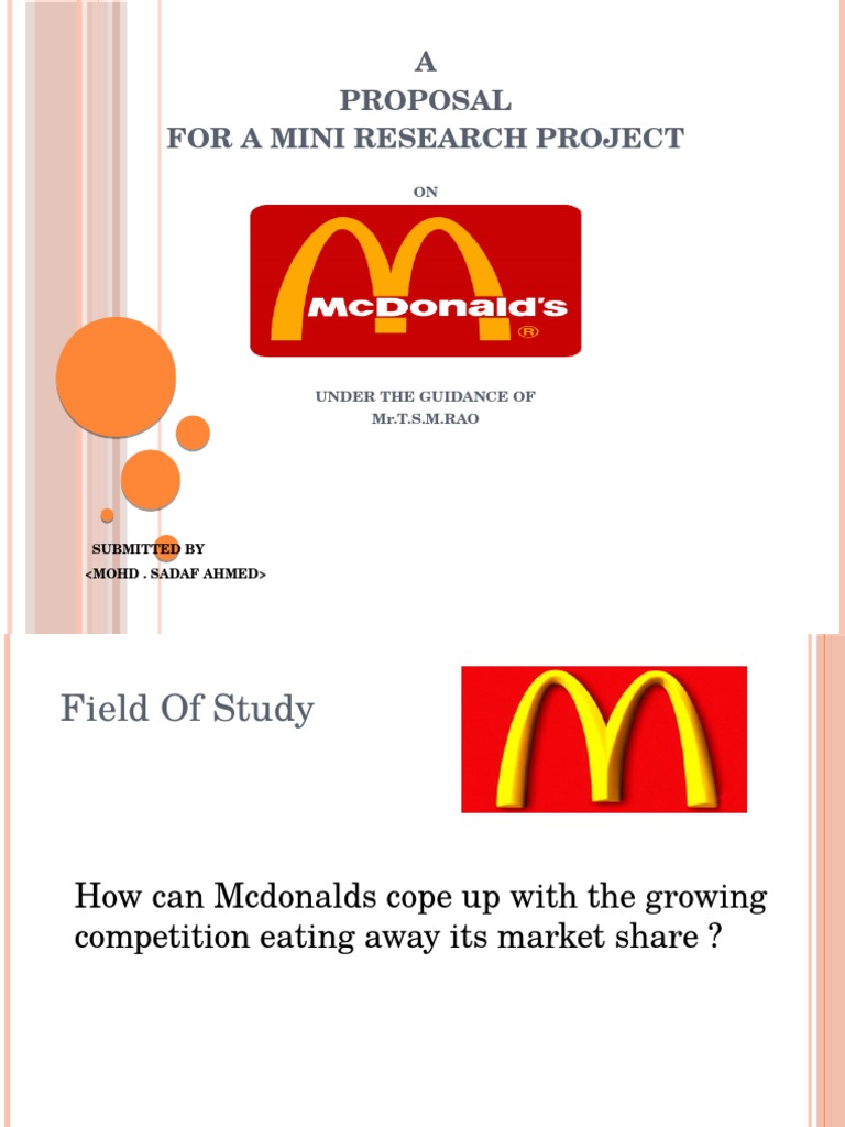 Mcdonalds | PDF | Fast Food Restaurants | Mc Donald's