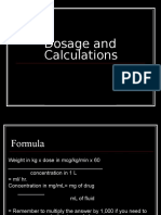 Critical Care Calculations Study Guide | PDF | Dose (Biochemistry ...