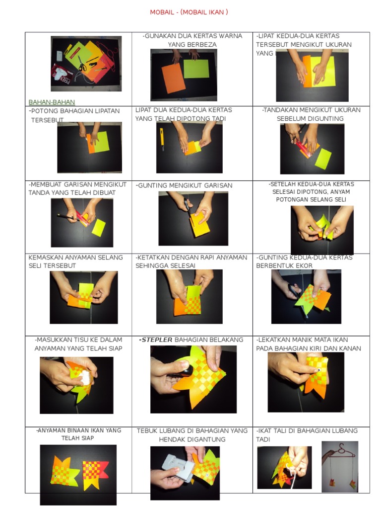 MOBAIL IKAN Anyaman | PDF