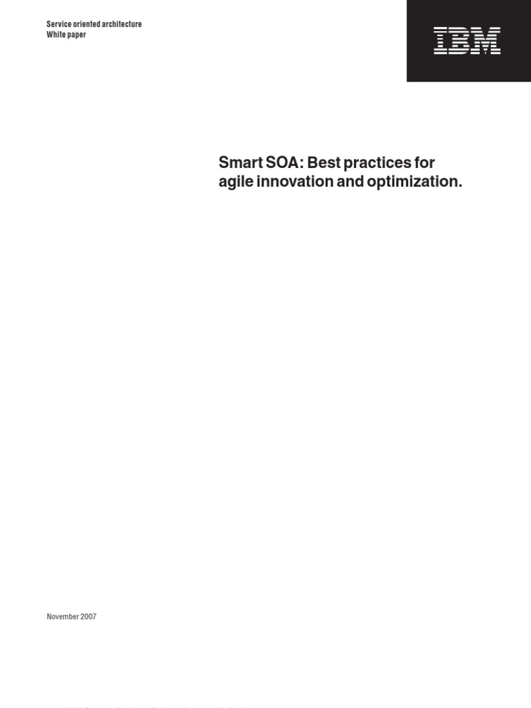 IBM Agile Innovation | PDF | Service Oriented Architecture | Business ...