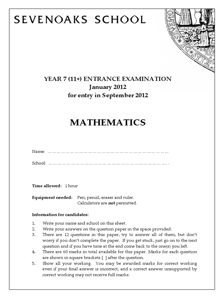Y7 Maths 2012 | Download Free PDF | Ellipsis | Teaching Mathematics