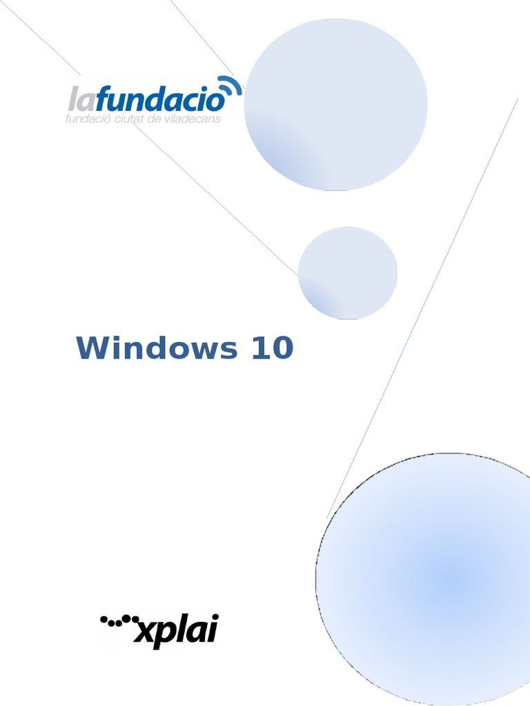 Windows 10 Pdf Windows 10 Microsoft Windows
