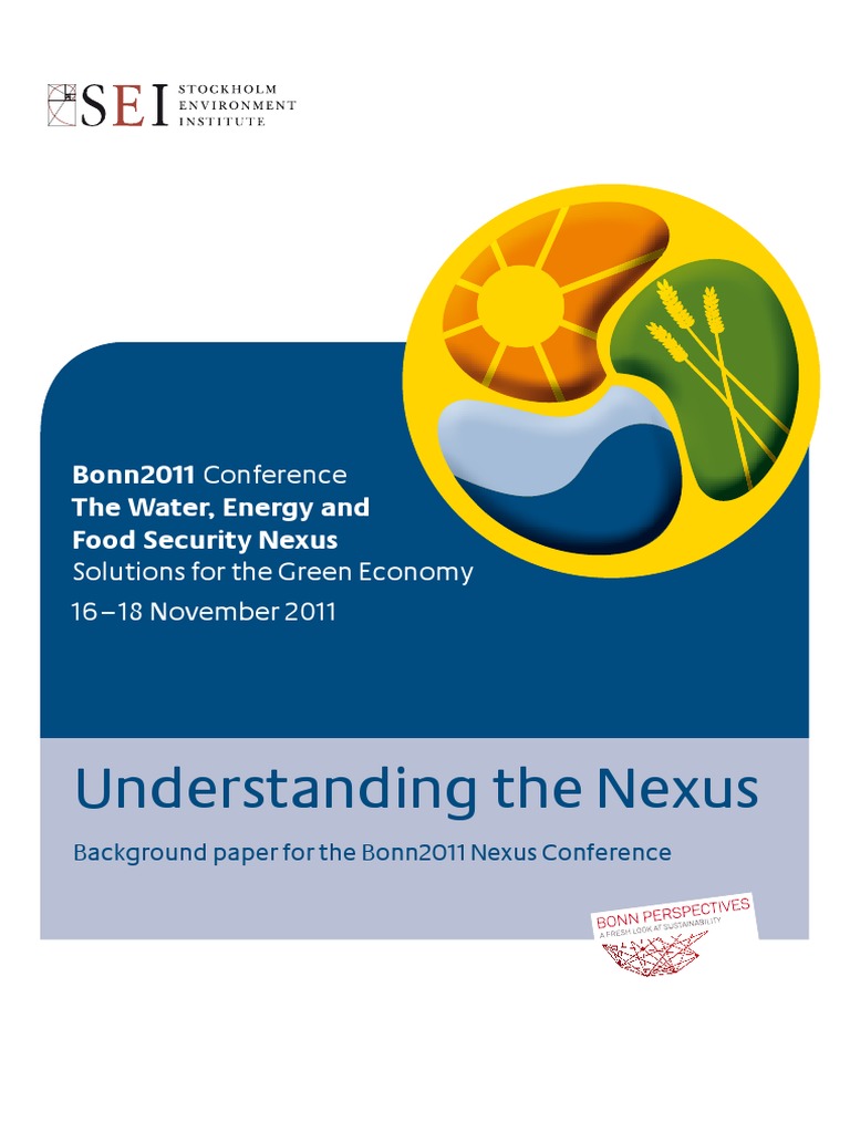 Understanding The Nexus | PDF | Water Resources | Green Economy