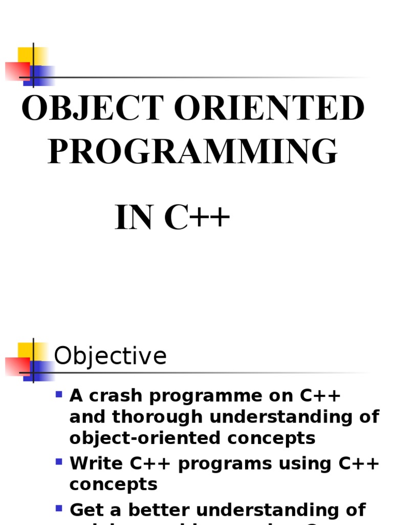 Onject Oriented Programming Pdf Method Computer Programming Object Computer Science