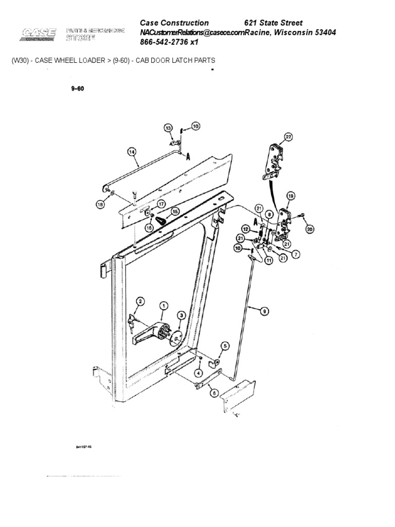 Cab Door Latch Parts | PDF