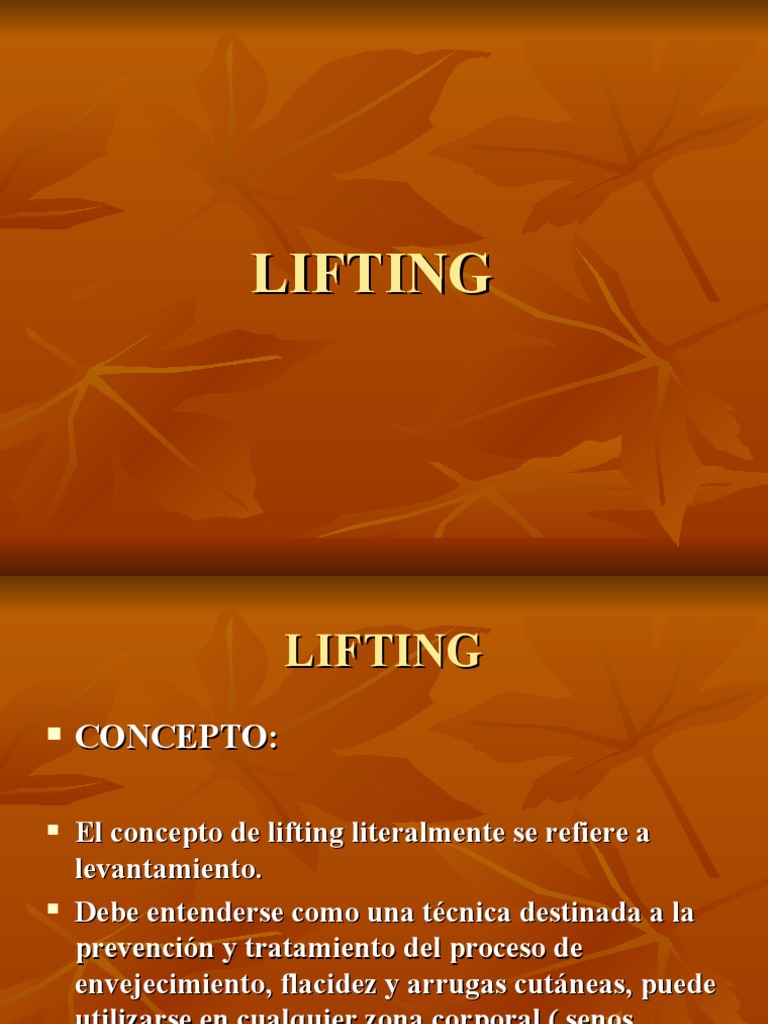 Electro Lifting | PDF | Piel | Epidermis