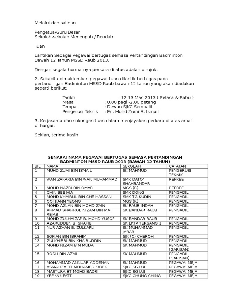 Surat Lantikan Pegawai | PDF