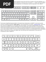 The Qwerty Keyboard Layout | PDF | Typewriter | Input/Output
