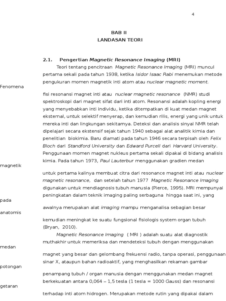Prinsip Dasar MRI | PDF