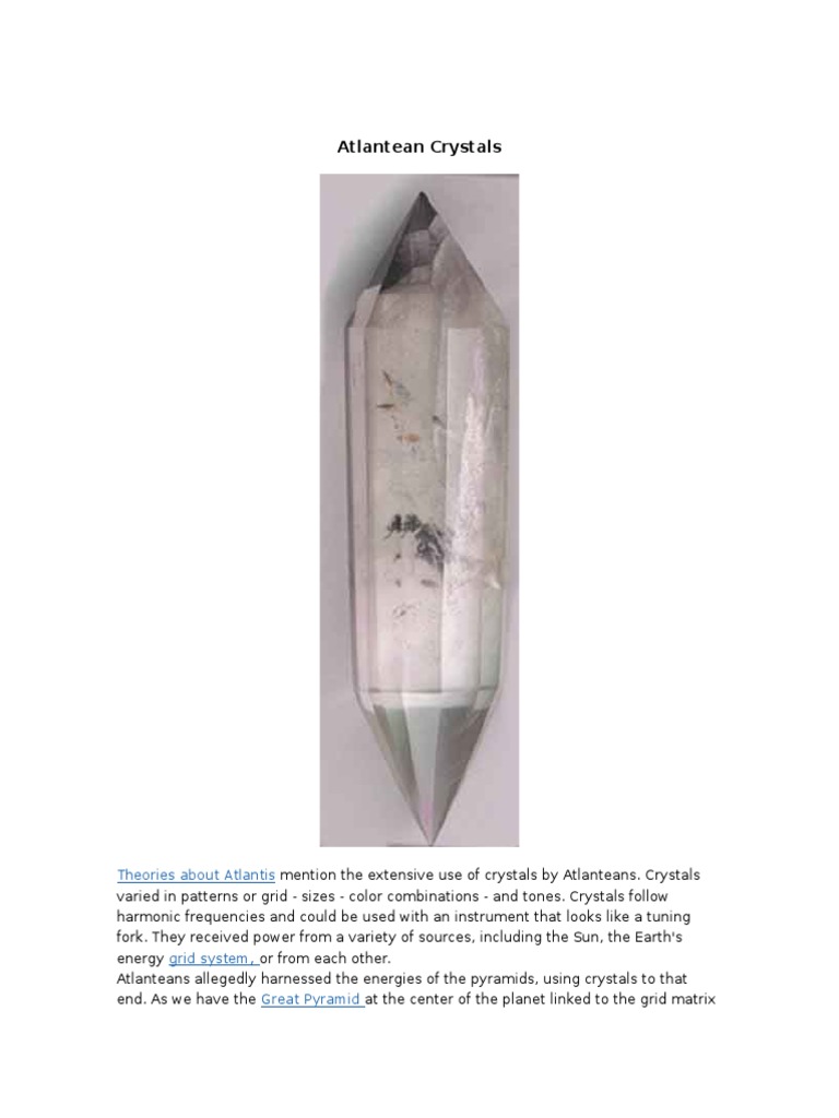 Atlantean Crystals | Atlantis | Moon