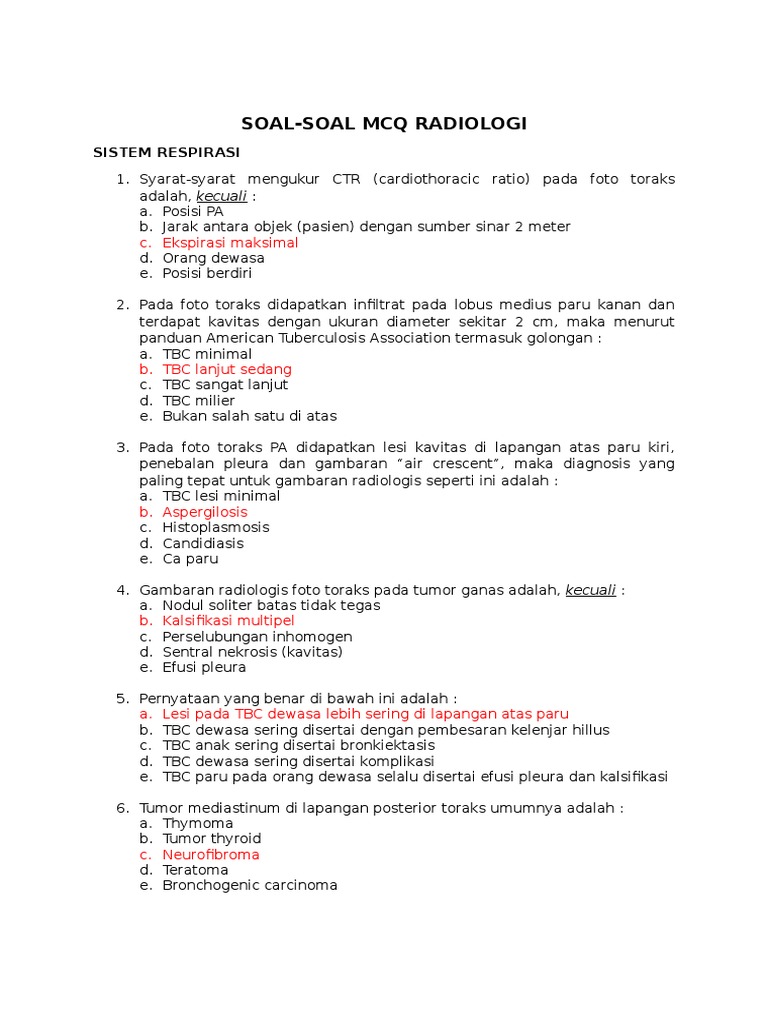 Soal MCQ Final | PDF
