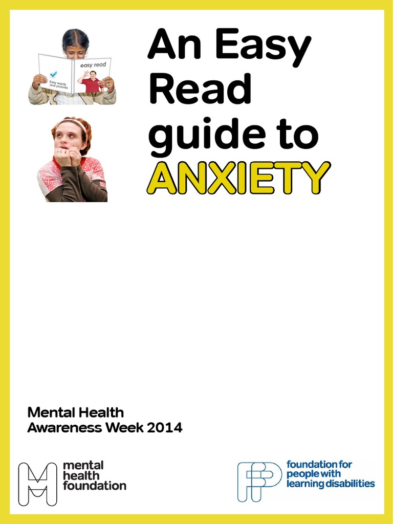 Easy Read Guide Anxiety | PDF | Anxiety Disorder | Anxiety