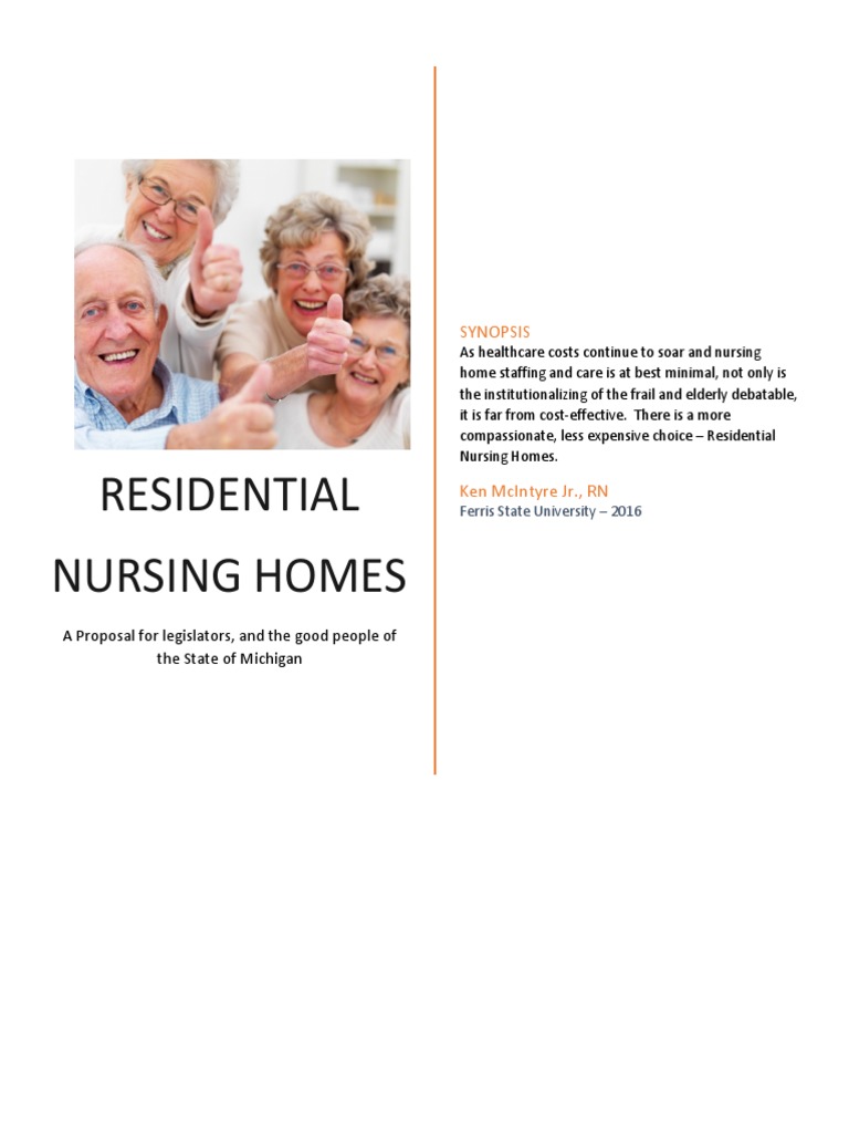 Residential Nursing Home Proposal | PDF | Dietitian | Nursing Home Care