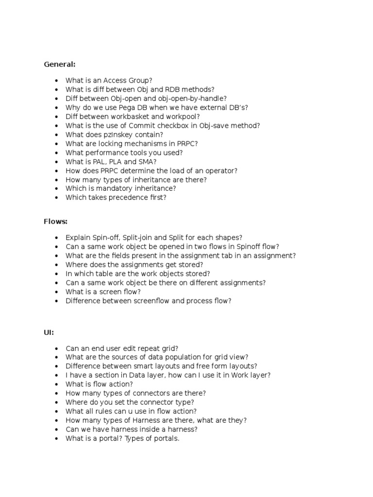 Pega Interview Questions Pdf Xml Scope Computer Science
