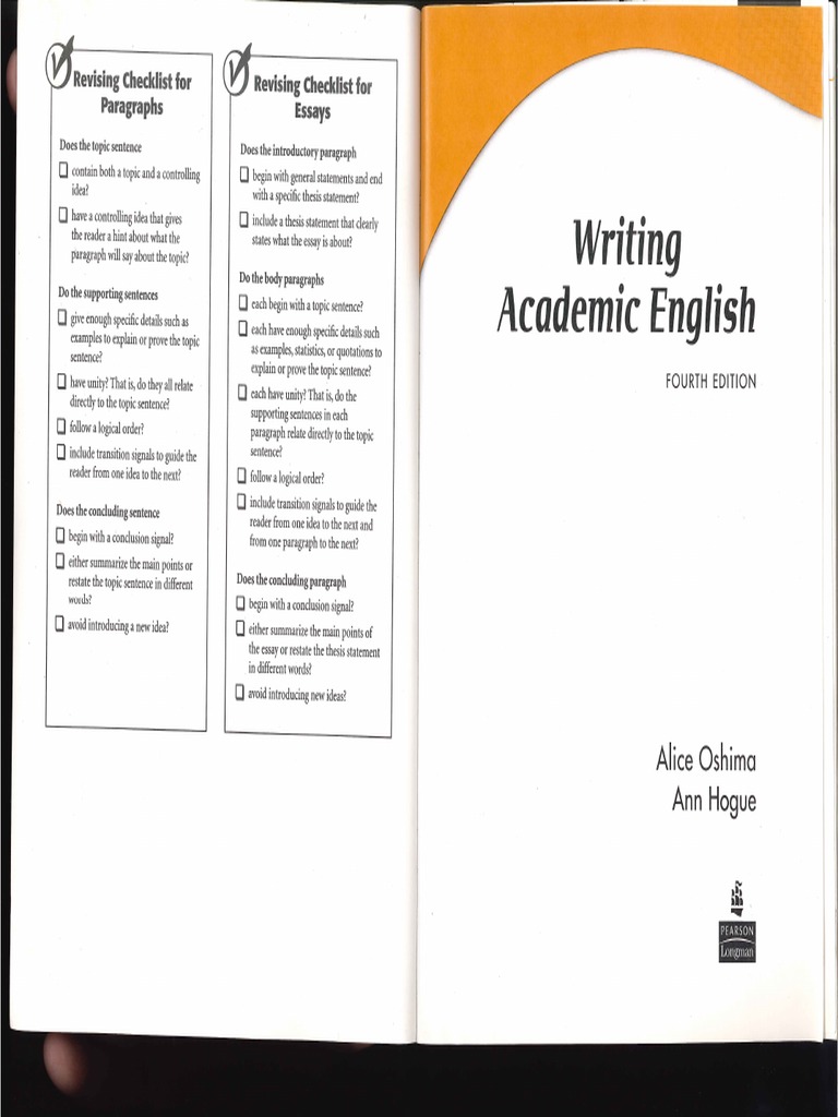 Writing Academic English (Fourth Edition) | PDF