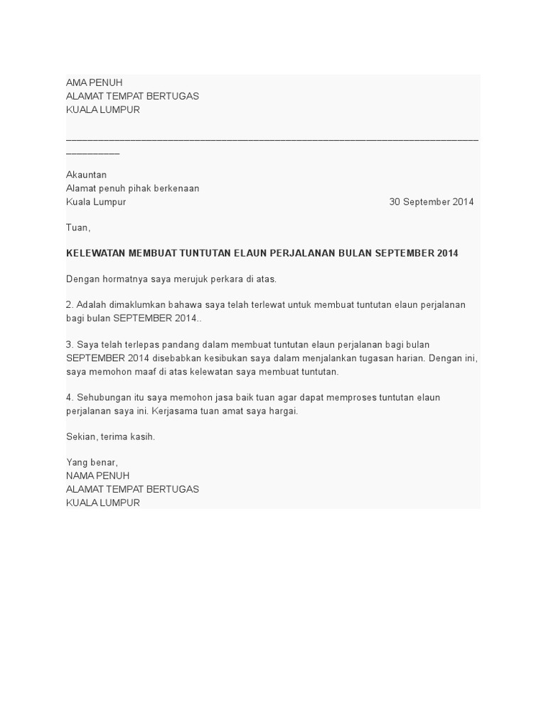 Surat TNT | PDF