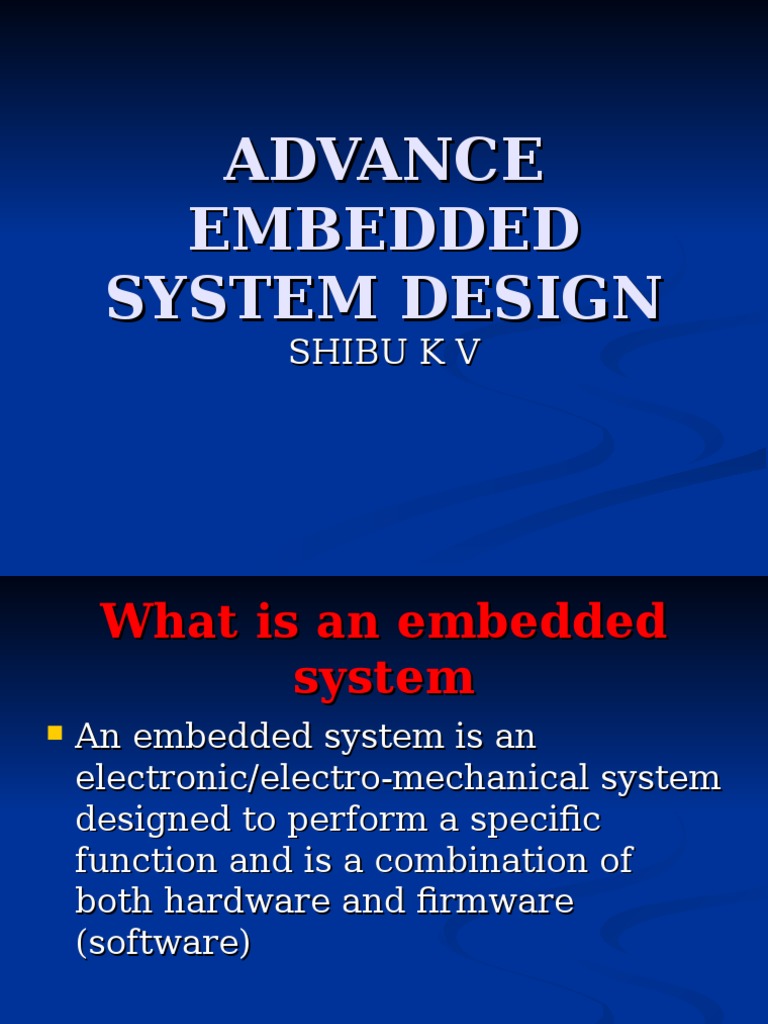 Embeded Systems Unit 1 | PDF | Random Access Memory | Usb