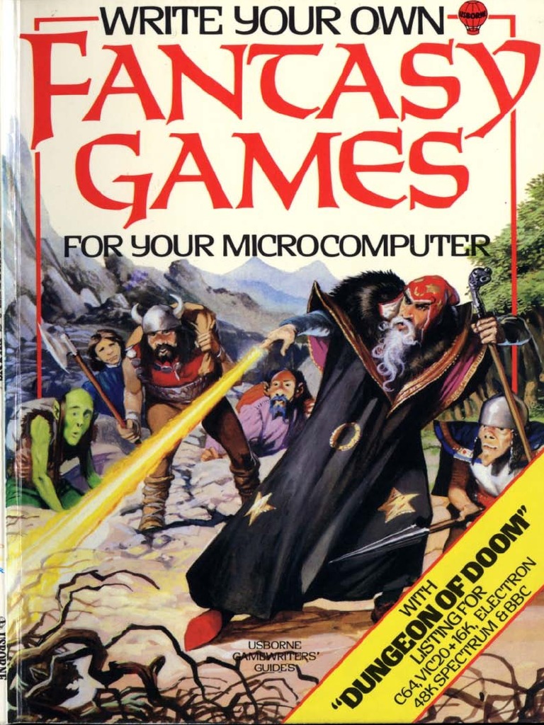 Write Your Own Fantasy Games For Your Microcomputer | PDF | Role ...