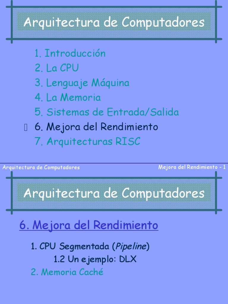 Pipeline DLX en Arquitectura RISC | PDF | Unidad Central de ...