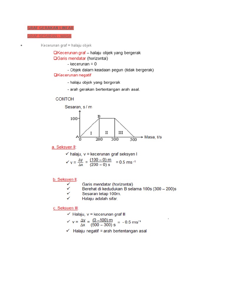 Graf Gerakan Linear | PDF | Sains & Matematika