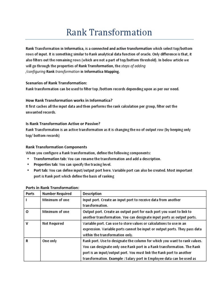 Rank Transformation | PDF | Cpu Cache | String (Computer Science)