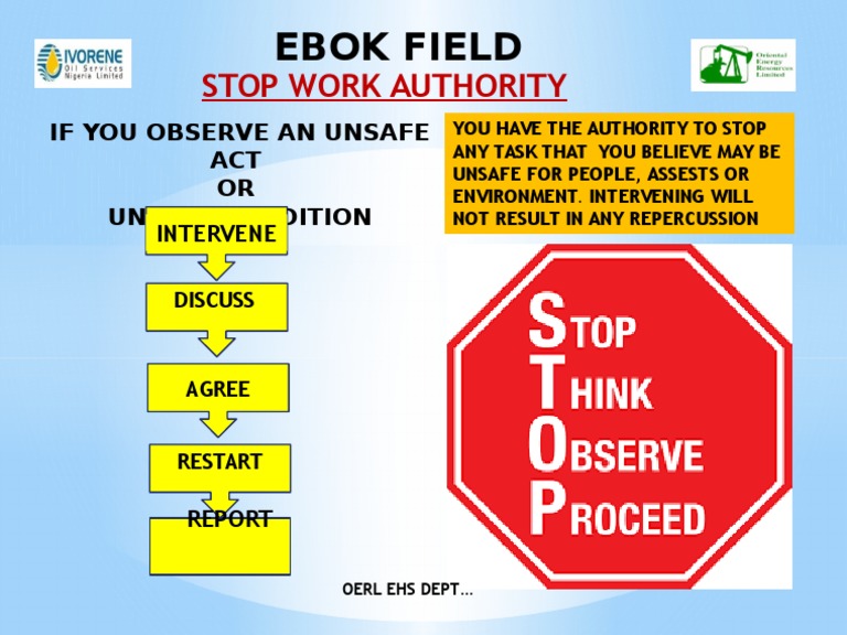 Stop Work Authority Guidelines | PDF | Self-Improvement | Career & Growth