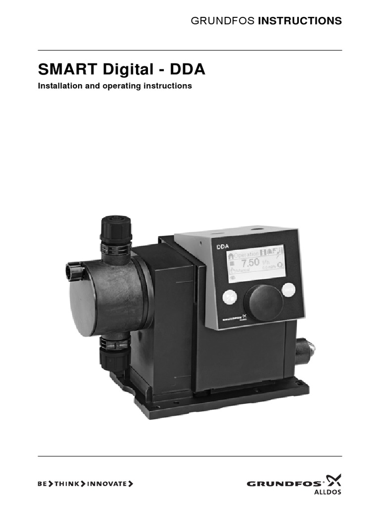 Grundfos Alldos DDA SMART O M Manual | PDF | Safety | Pump