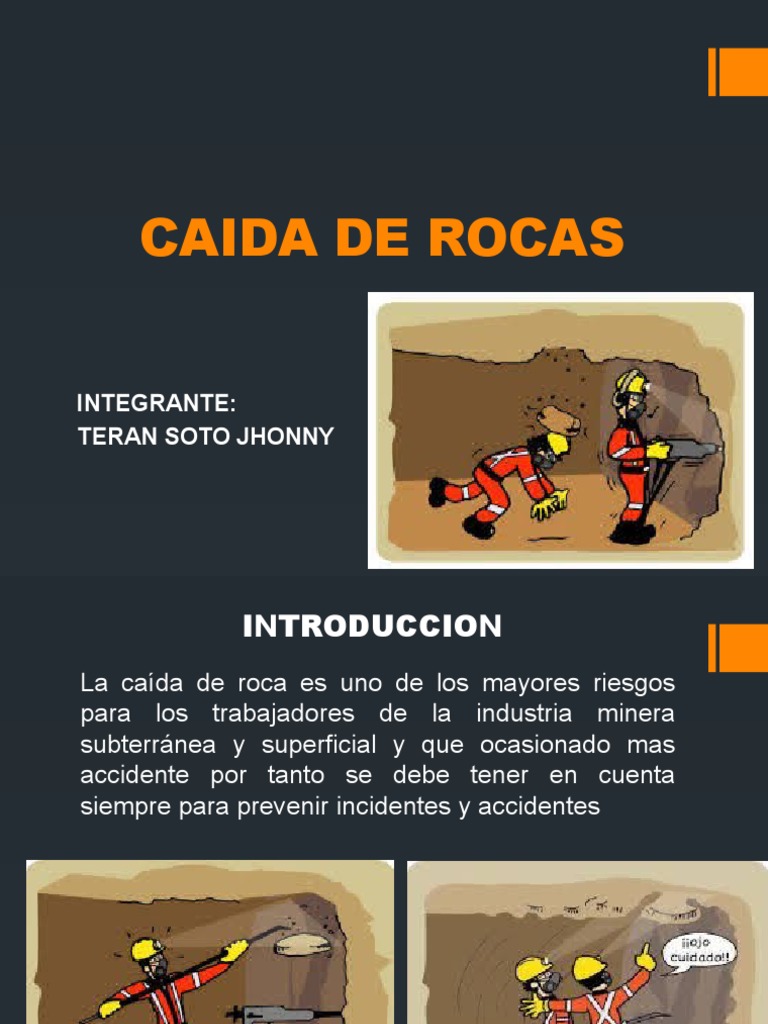 Caida de Rocas | Minería | Roca (geología)