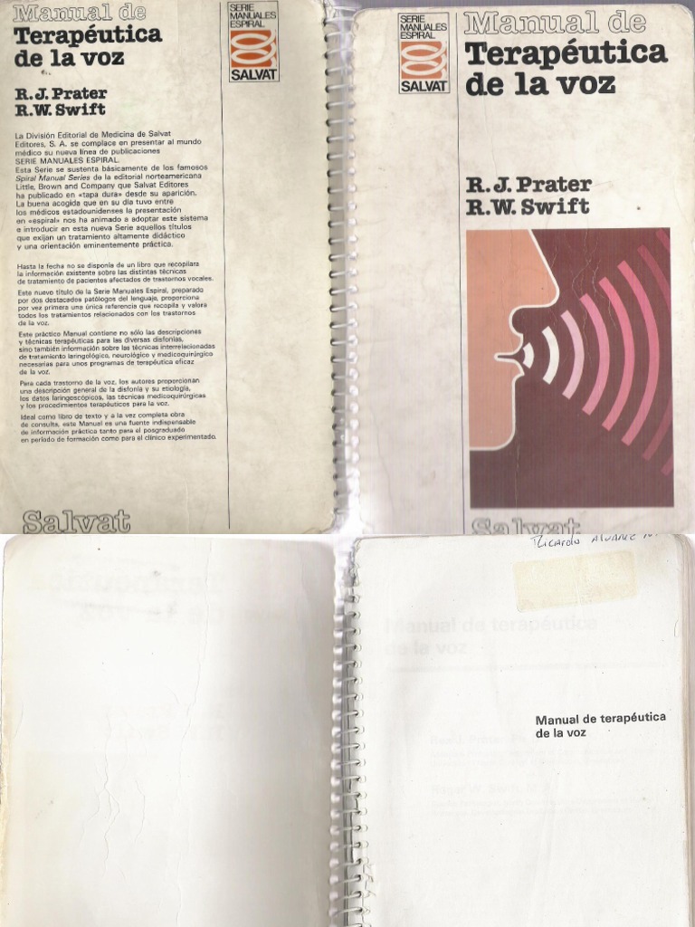 Manual de Terapéutica de La Voz | PDF