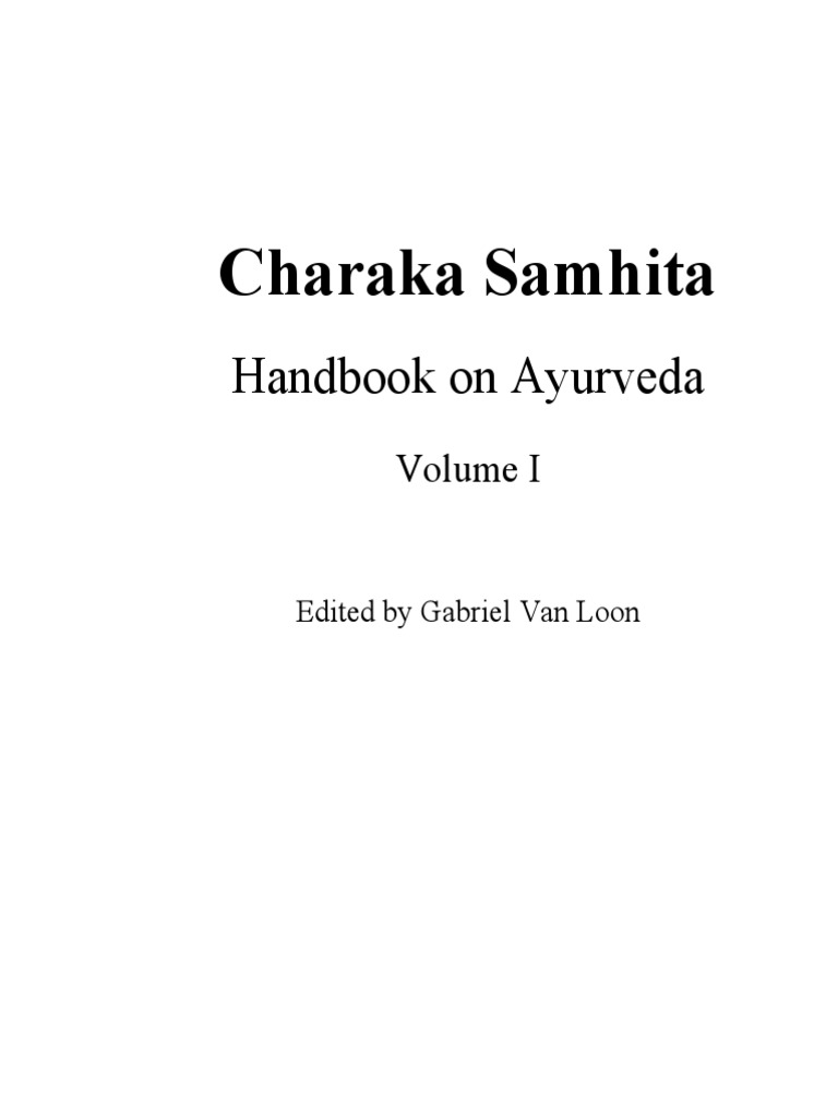 Charaka Samhita (Acharya Charaka) | PDF | Taste | Ayurveda