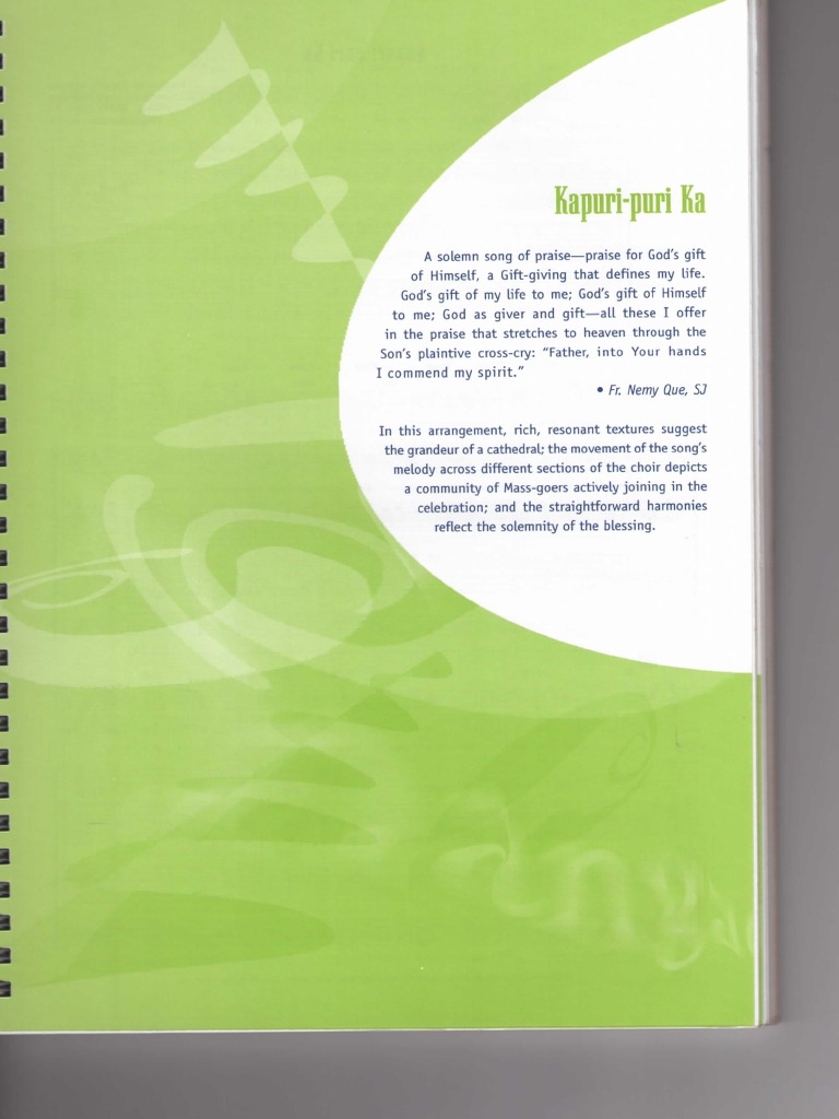 Kapuri Puri Kaa Capella PDF | PDF