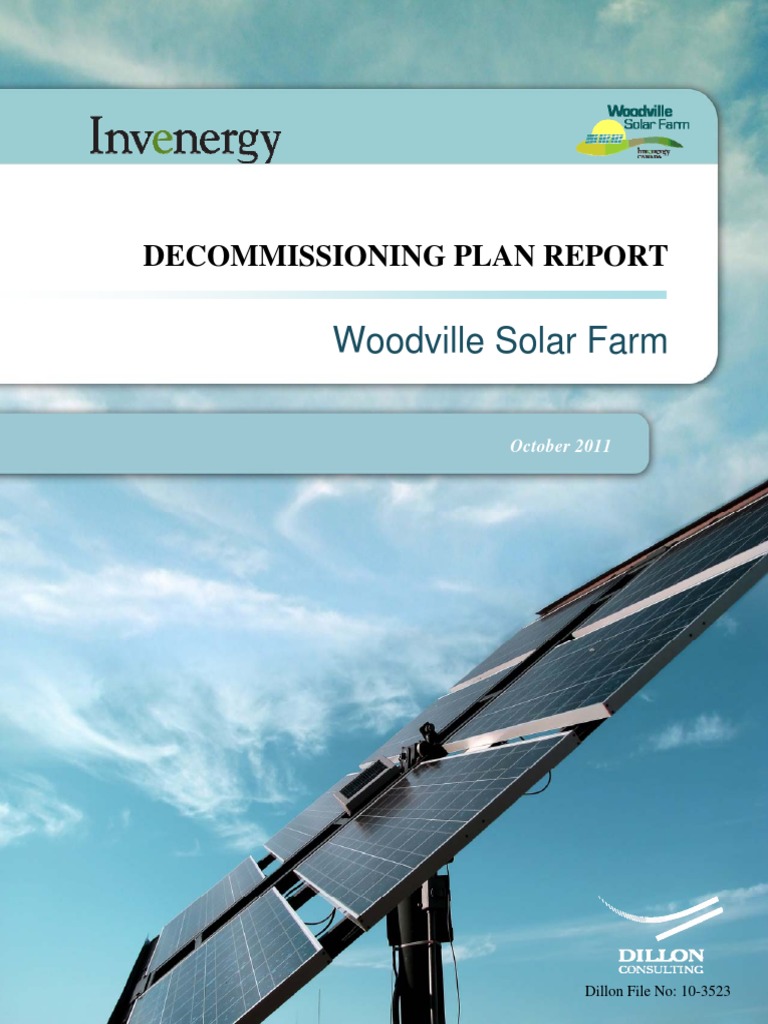 5 Decommissioning Plan Report - Good Model PDF | PDF | Surface Runoff ...