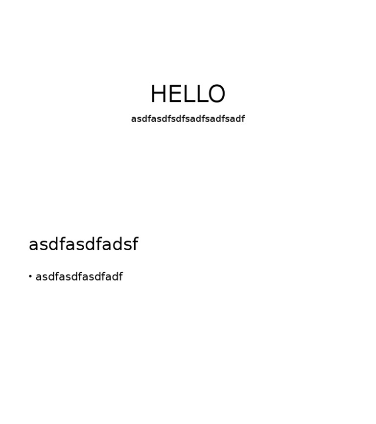 HELLO | PDF