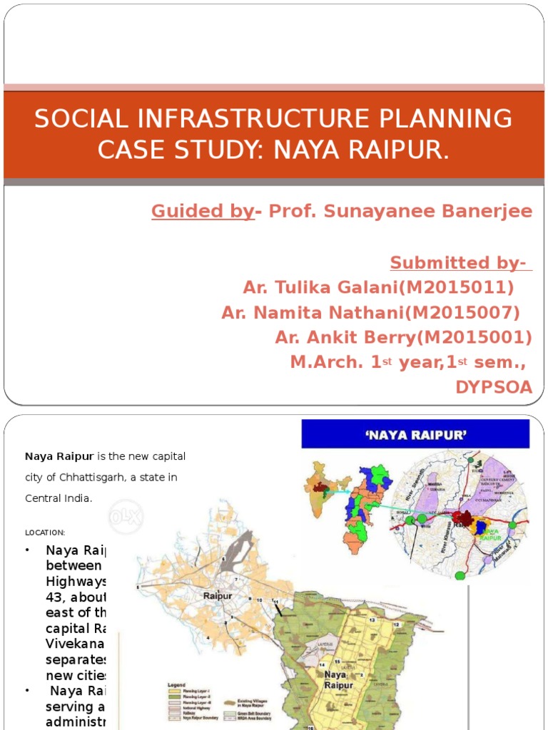 Naya Raipur Social Infrastructure Study | PDF | Telecommunication ...