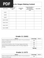 Criteria For Singing Contest | PDF | Singing | Musicology