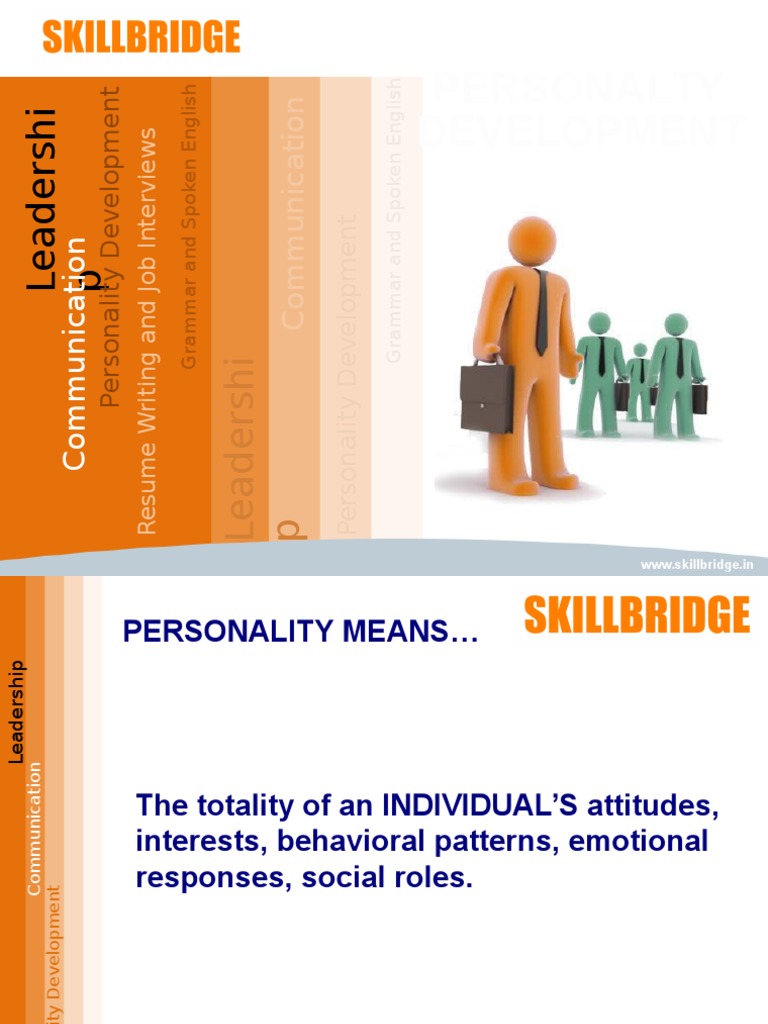 Personality Development | PDF | Leadership | Self Esteem