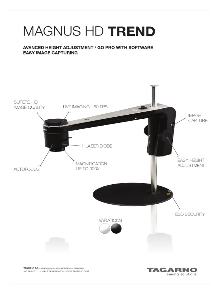 Digital Microscope MAGNUS HD TREND - Tagarno | PDF | Computers