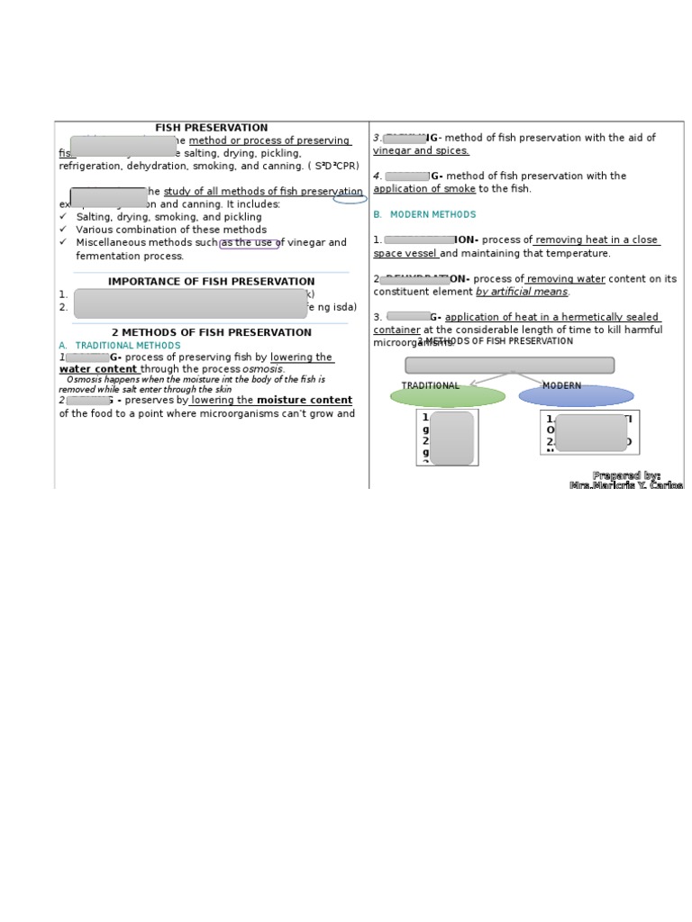 Fish Preservation Techniques Explained | PDF