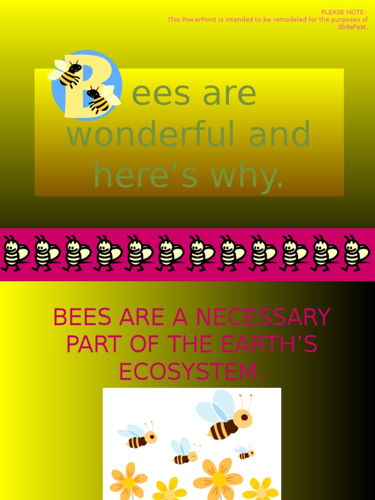 Presentation On Bees | PDF