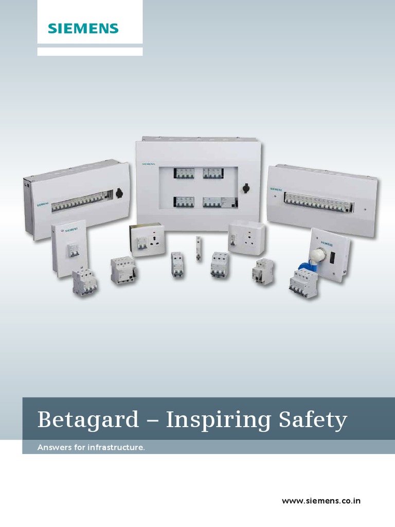 Siemens Betagard Combi Catalog - Jun 12 | PDF | Fuse (Electrical) | Switch