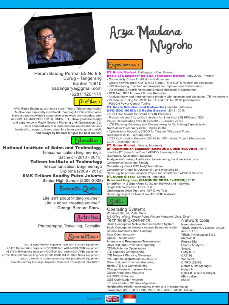 CV Arya - 2016 - 2 | PDF