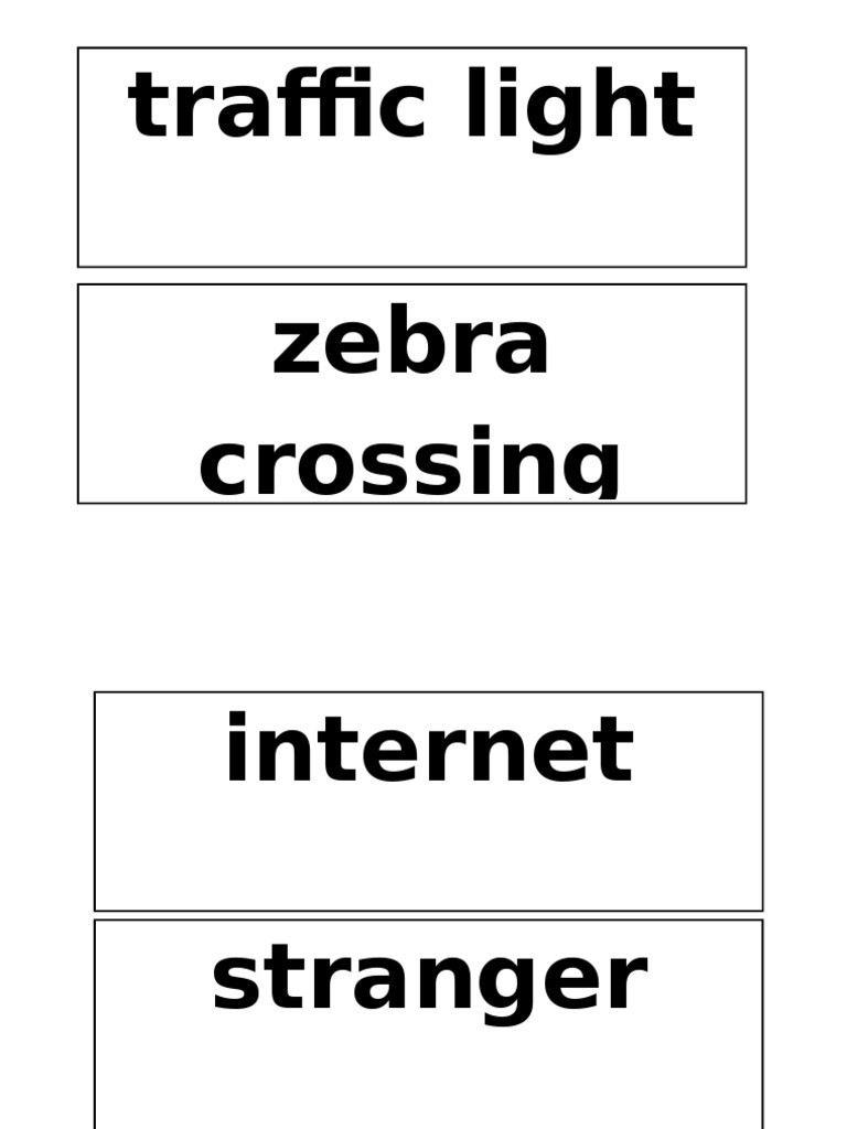 Traffic Light Zebra Crossing | PDF