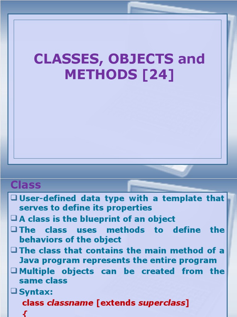 Chapter 2 Pdf Class Computer Programming Method Computer Programming 