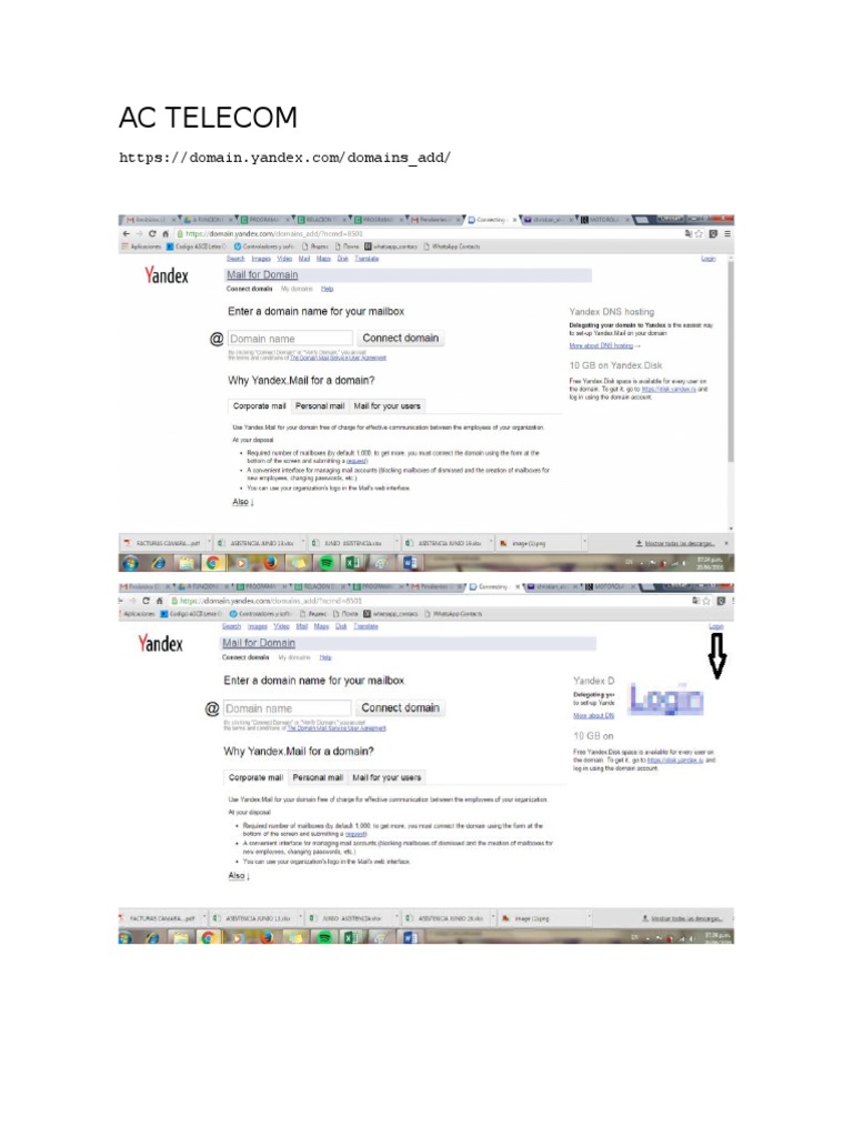 P Ac Telecom Correo | PDF | ciberespacio | Servicio de red