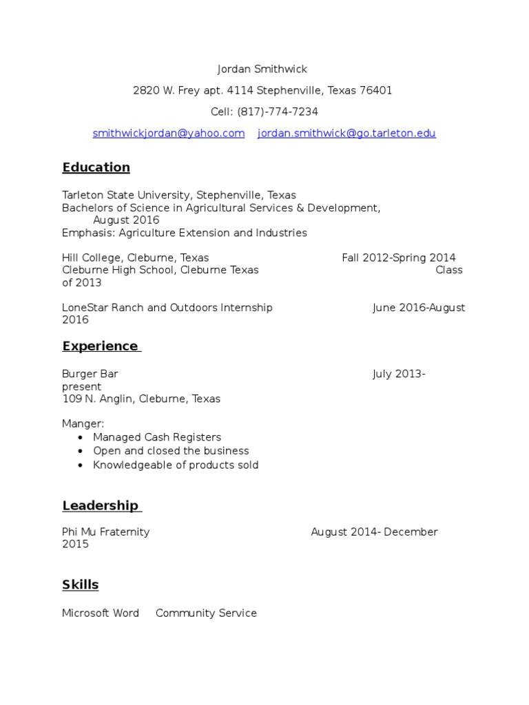 Updated Resume | PDF