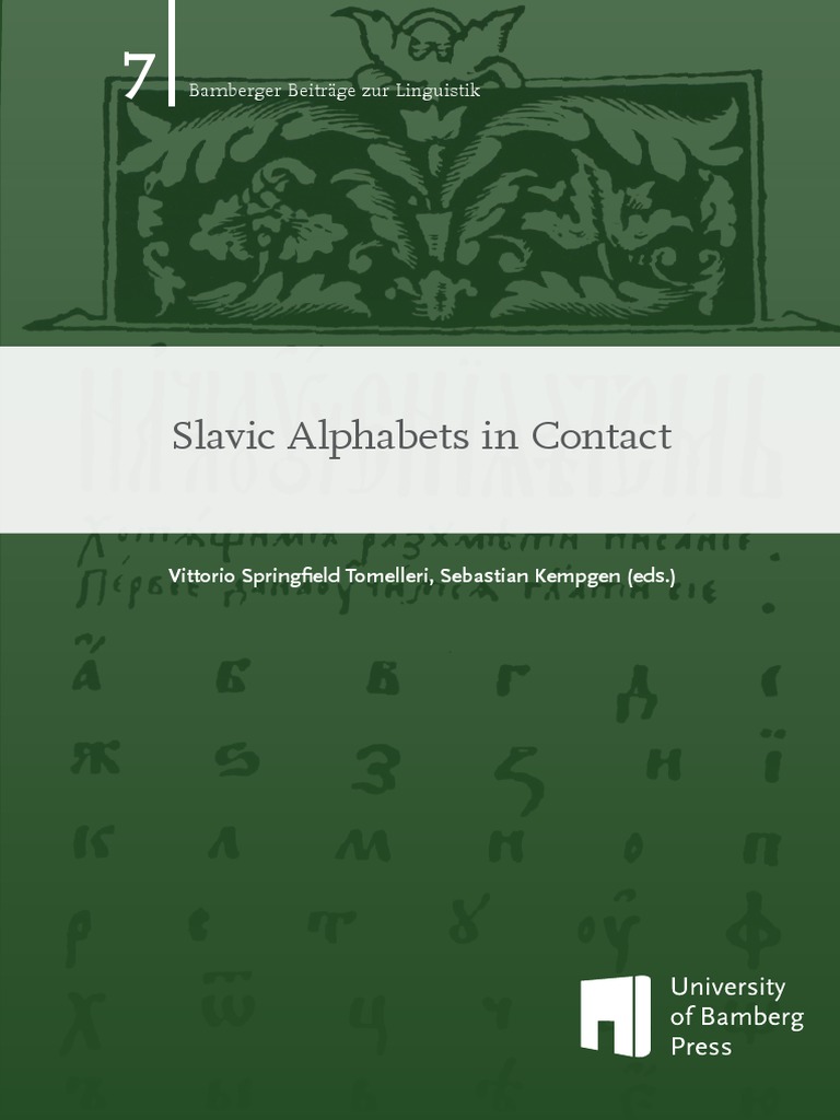 Slavic Alphabets in Contact Web | PDF