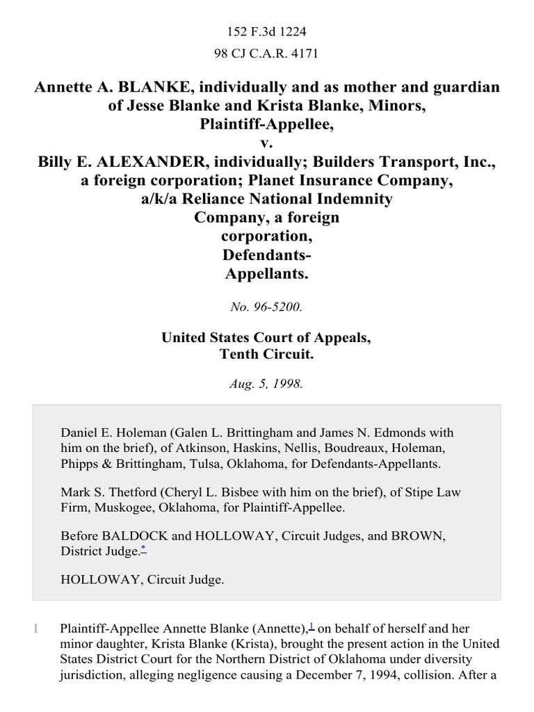 United States Court of Appeals, Tenth Circuit | PDF | Relevance (Law ...